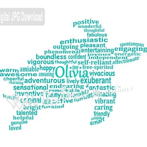 Personalized Sea Turtle Word Art Animal Wall Art Sea Turtle | Etsy