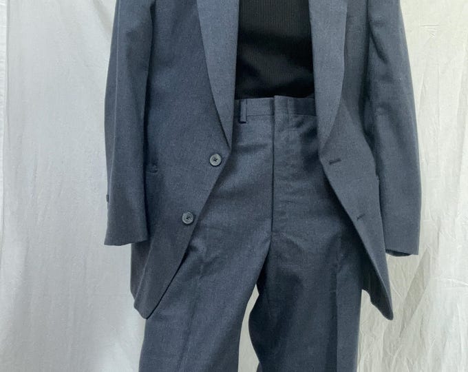 Vintage Slate Blue-grey Christian Dior Menswear Suit - Etsy