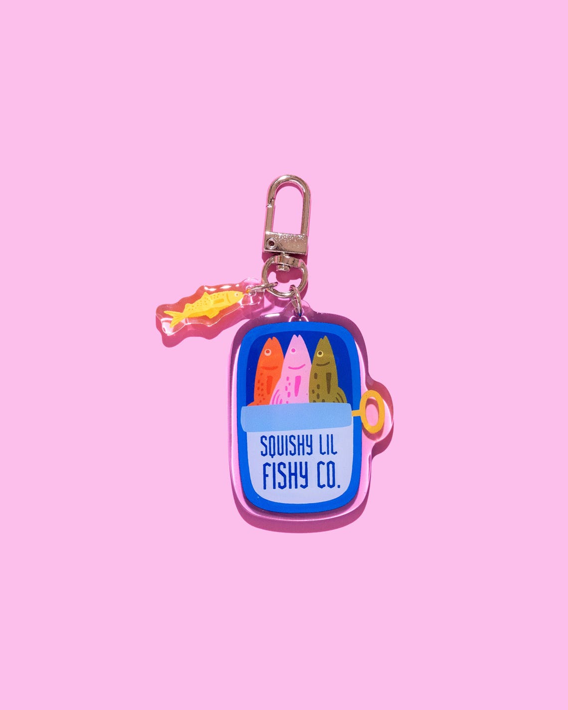 Acrylic Double Charm Keychain | Double Sided Keychain | Pickle Jar ...