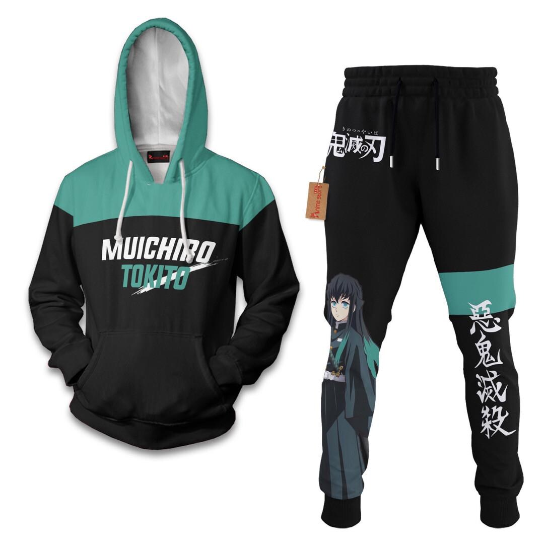 Muichiro Tokito Hoodie and Jogger Set Anime Clothes - Etsy