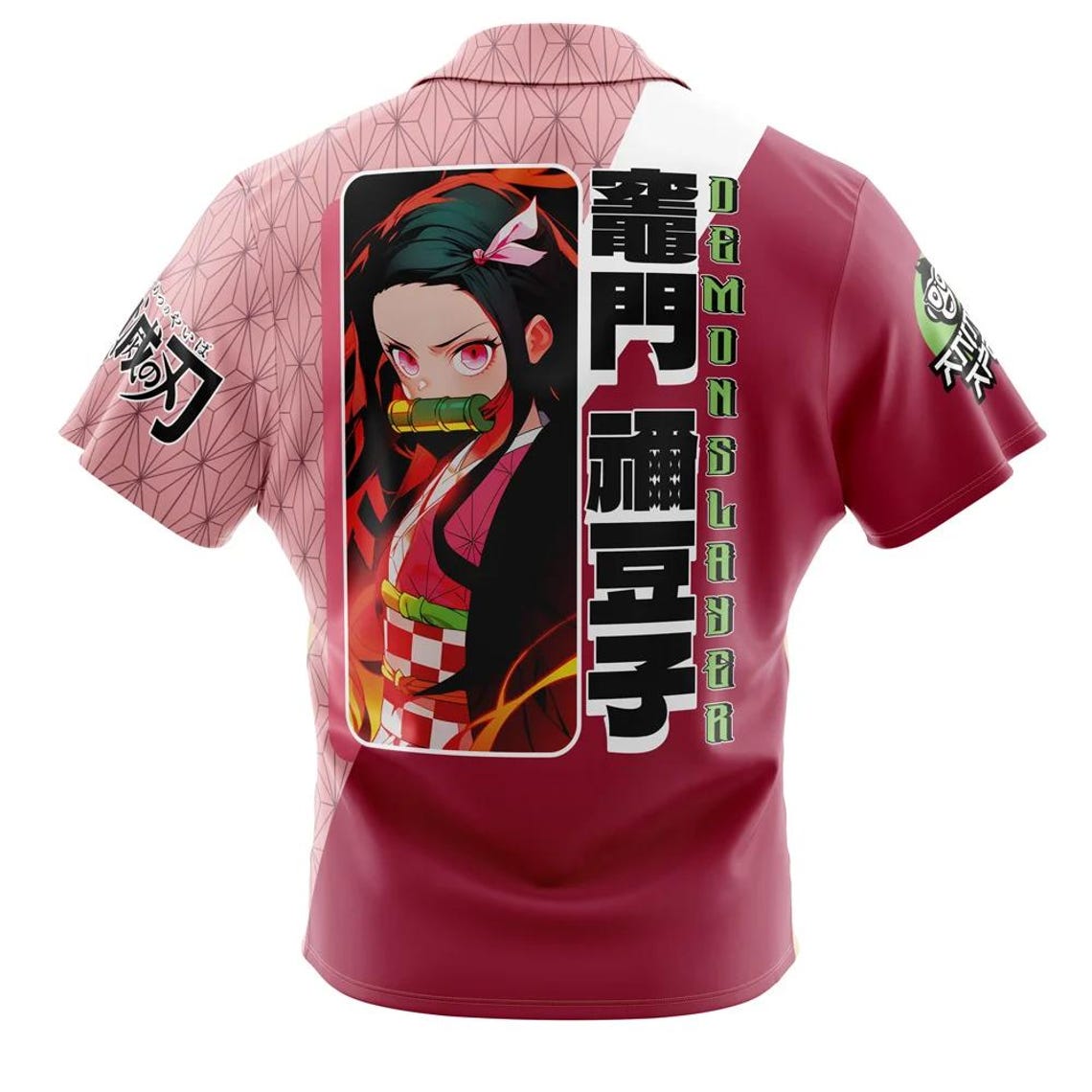 Kamado Nezuko Haori Button up Hawaiian Shirt - Etsy