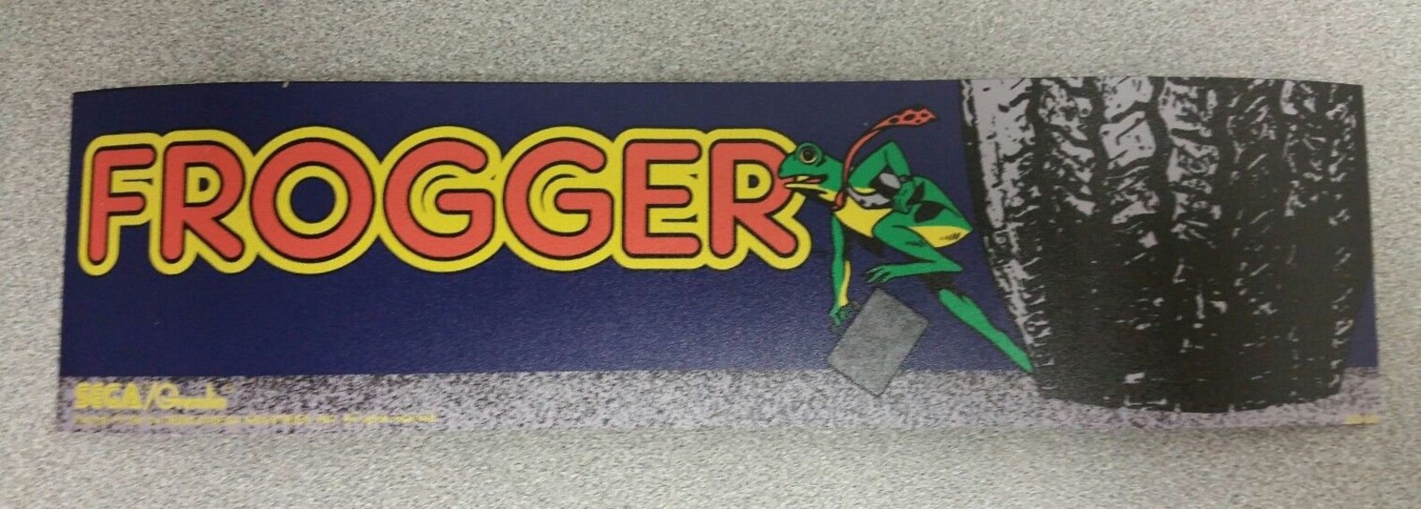 Frogger arcade marquee sticker. Buy any 3 of my stickers GET | Etsy