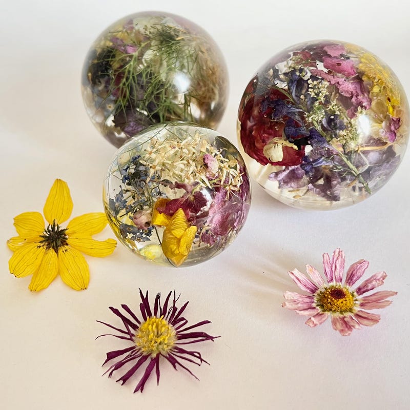 Flower Paperweight - Etsy