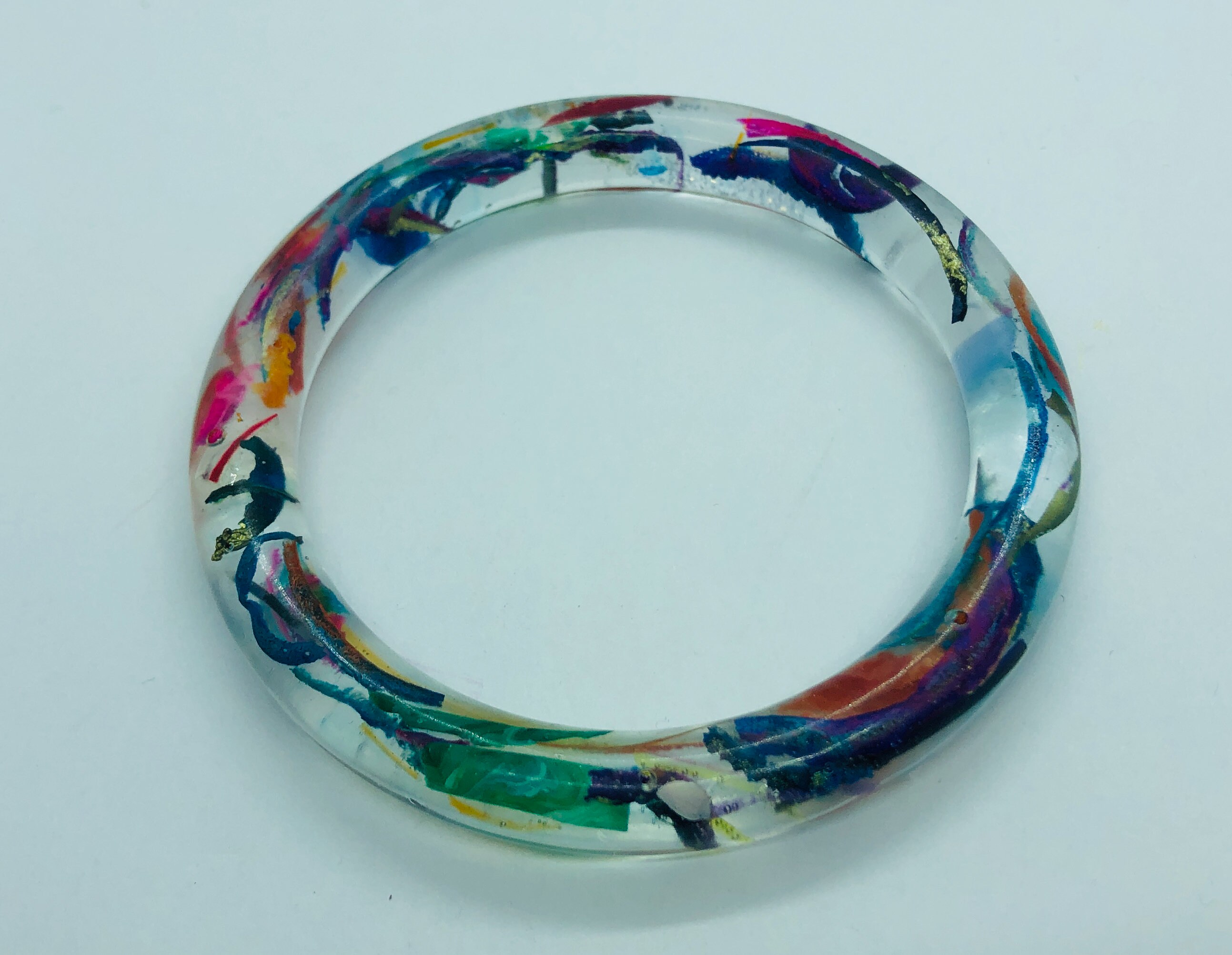 Eco Friendly Resin Bangles Using Repurposed Resin to Cut - Etsy UK