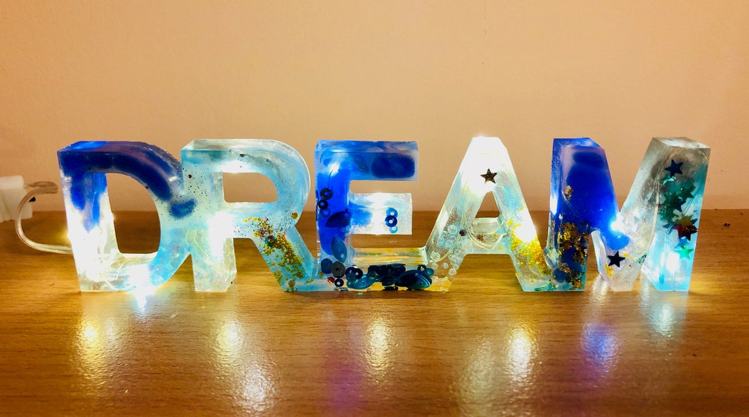 Dream Lamps for Dreamers Real Resin Lamps With LED Lights by Tallulah ...