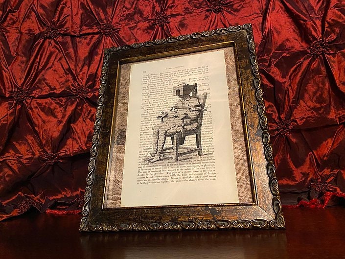 Framed Tranquilizer Chair Print - Etsy Denmark