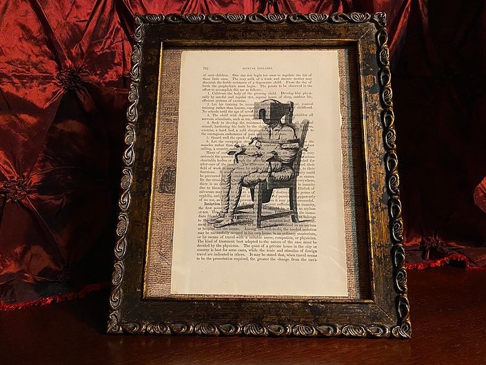 Framed Tranquilizer Chair Print - Etsy Denmark