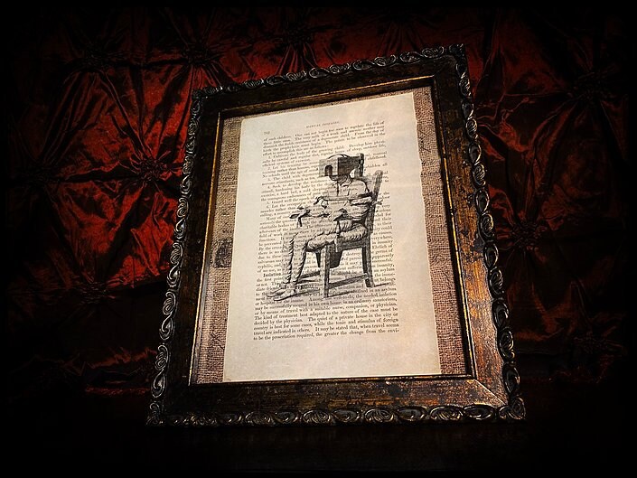 Framed Tranquilizer Chair Print - Etsy Denmark