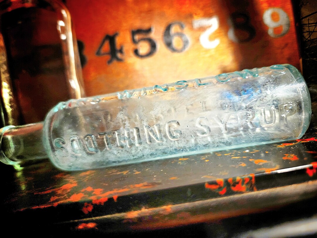 Mrs. Winslow's Soothing Syrup Rare Antique Poison Medicine Bottle - Etsy