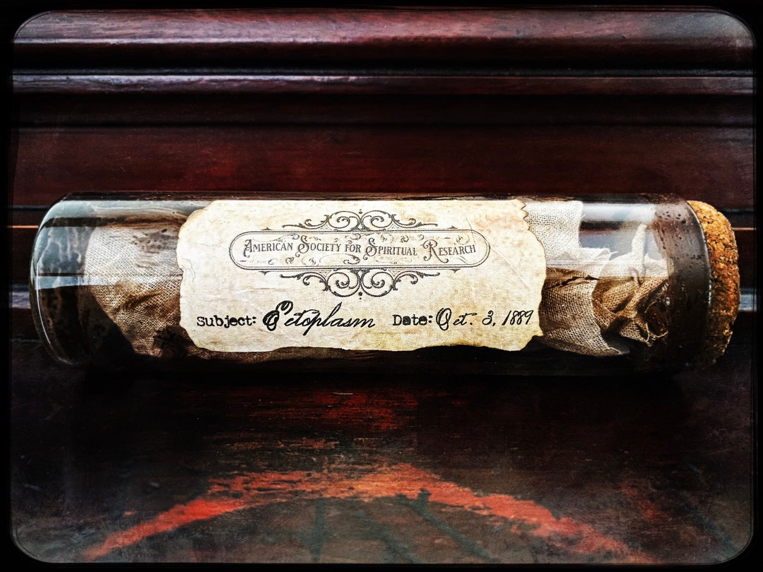 Victorian Ectoplasm Sample - American Society for Spiritual Research - Etsy