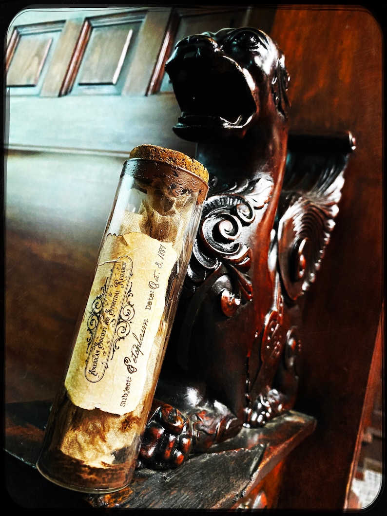 Victorian Ectoplasm Sample - American Society for Spiritual Research - Etsy
