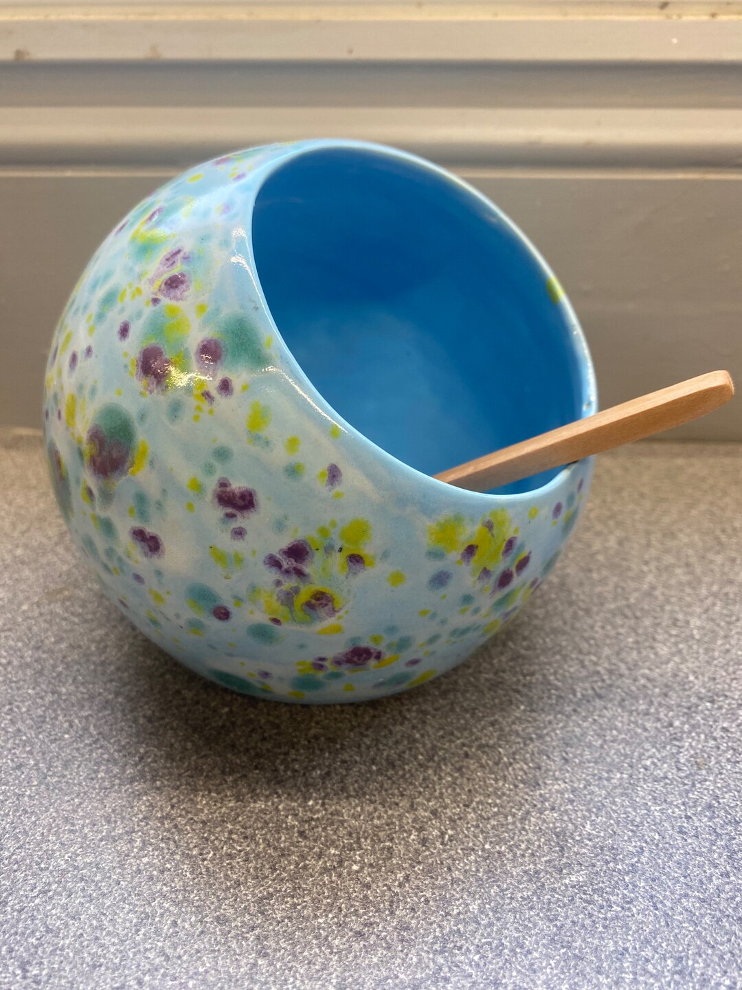 Ceramic Sphere Salt Pig - Etsy