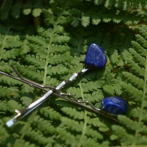 Lapis Lazuli Hair Pins (quantity of 2) - Etsy