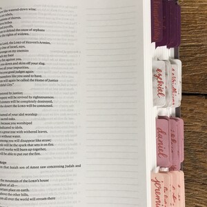 Butterfly and Floral Hand Painted Journaling Bible With Customized Tabs ...