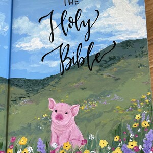 Psalm 23 Green Pasture Farm Animal Bible - Etsy