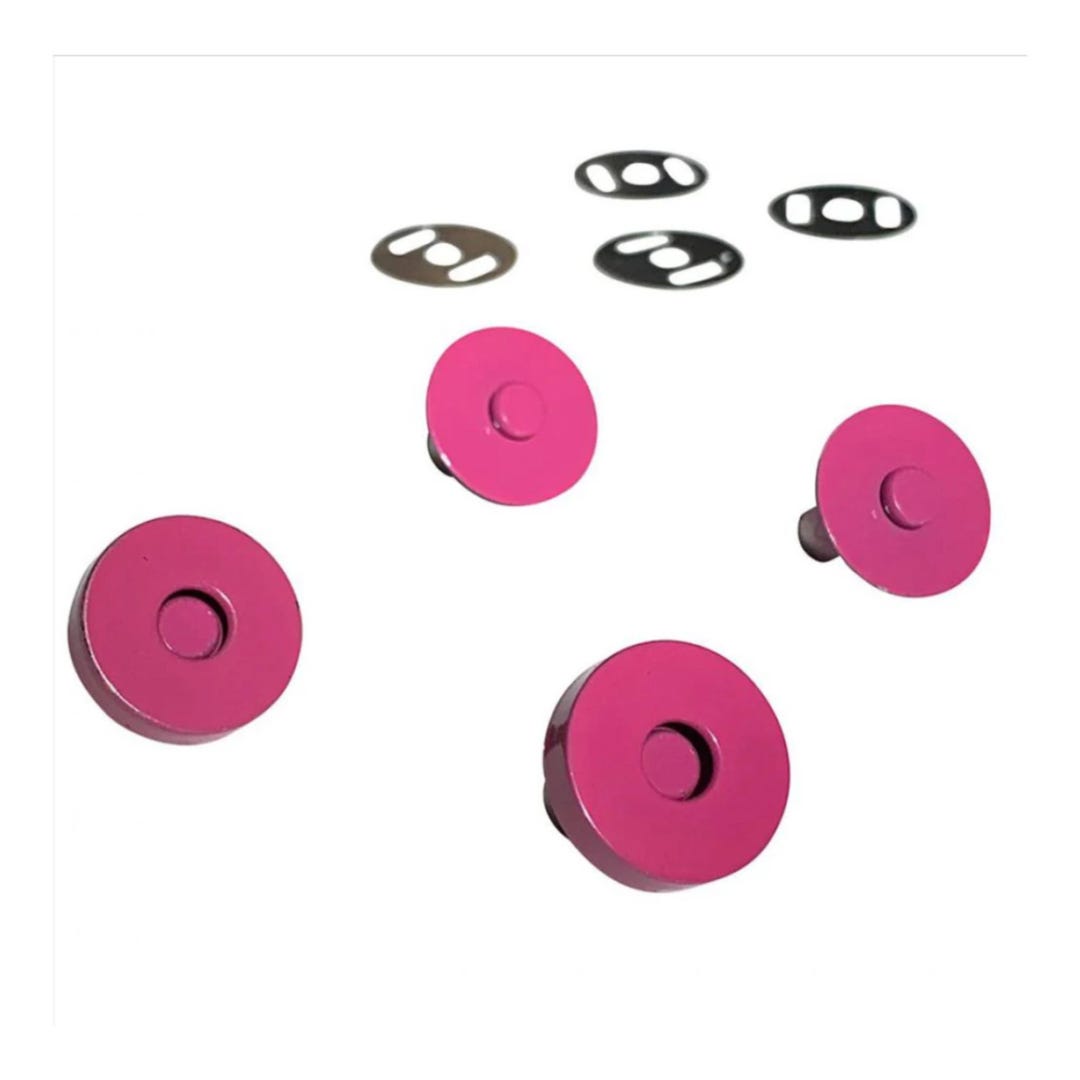 Pink Magnetic Snaps by Sassafras Lane Designs | 18mm (3/4 Inch) | Set ...
