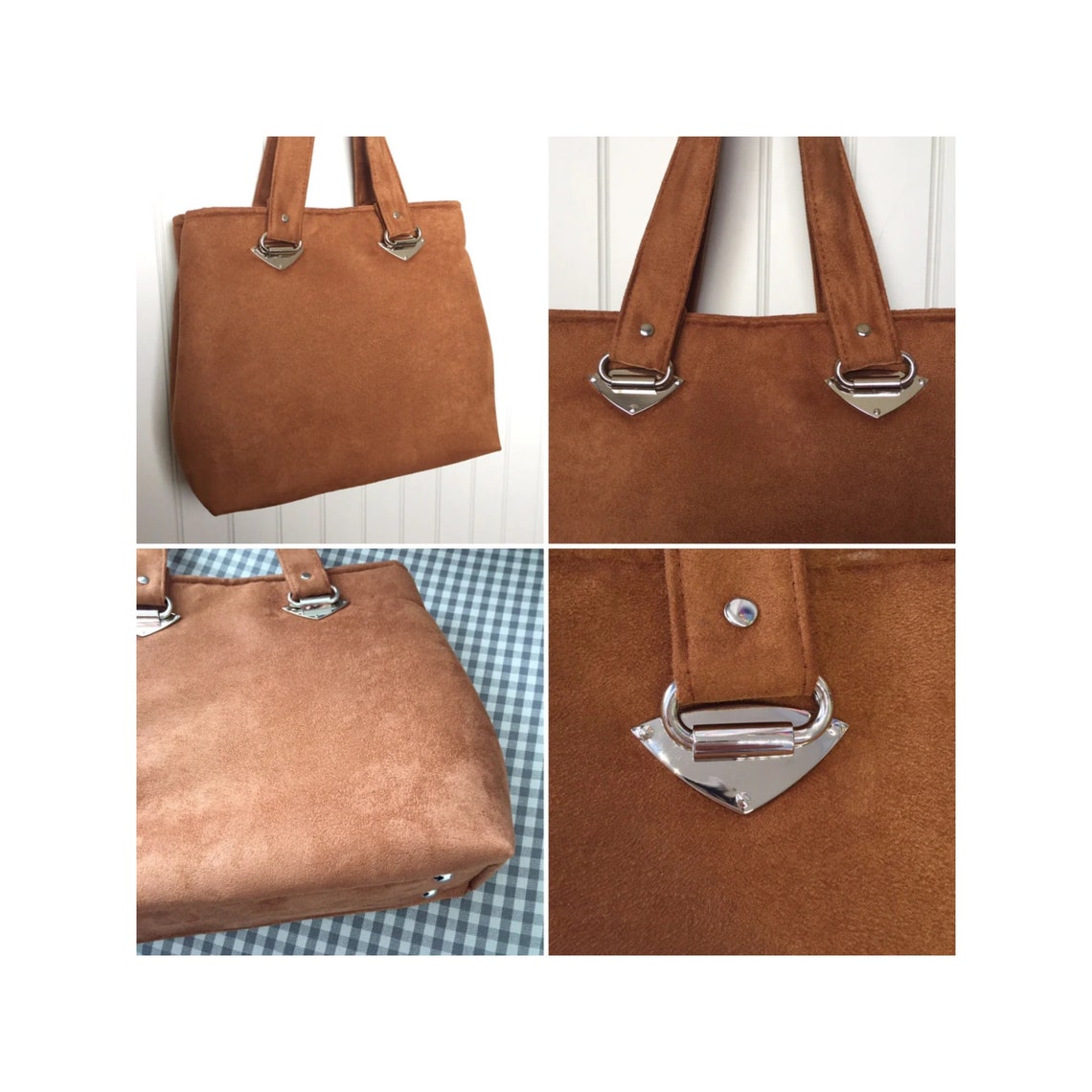 Diamond Shaped Strap Anchor by Emmaline Bags | Bag Hardware | Package ...