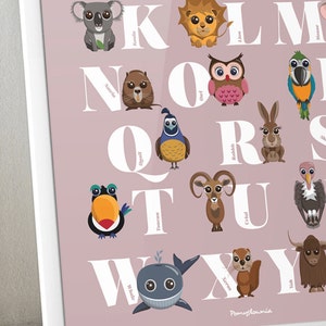 ENGLISH ALPHABET - Colorful Poster With the English Alphabet and Funny ...