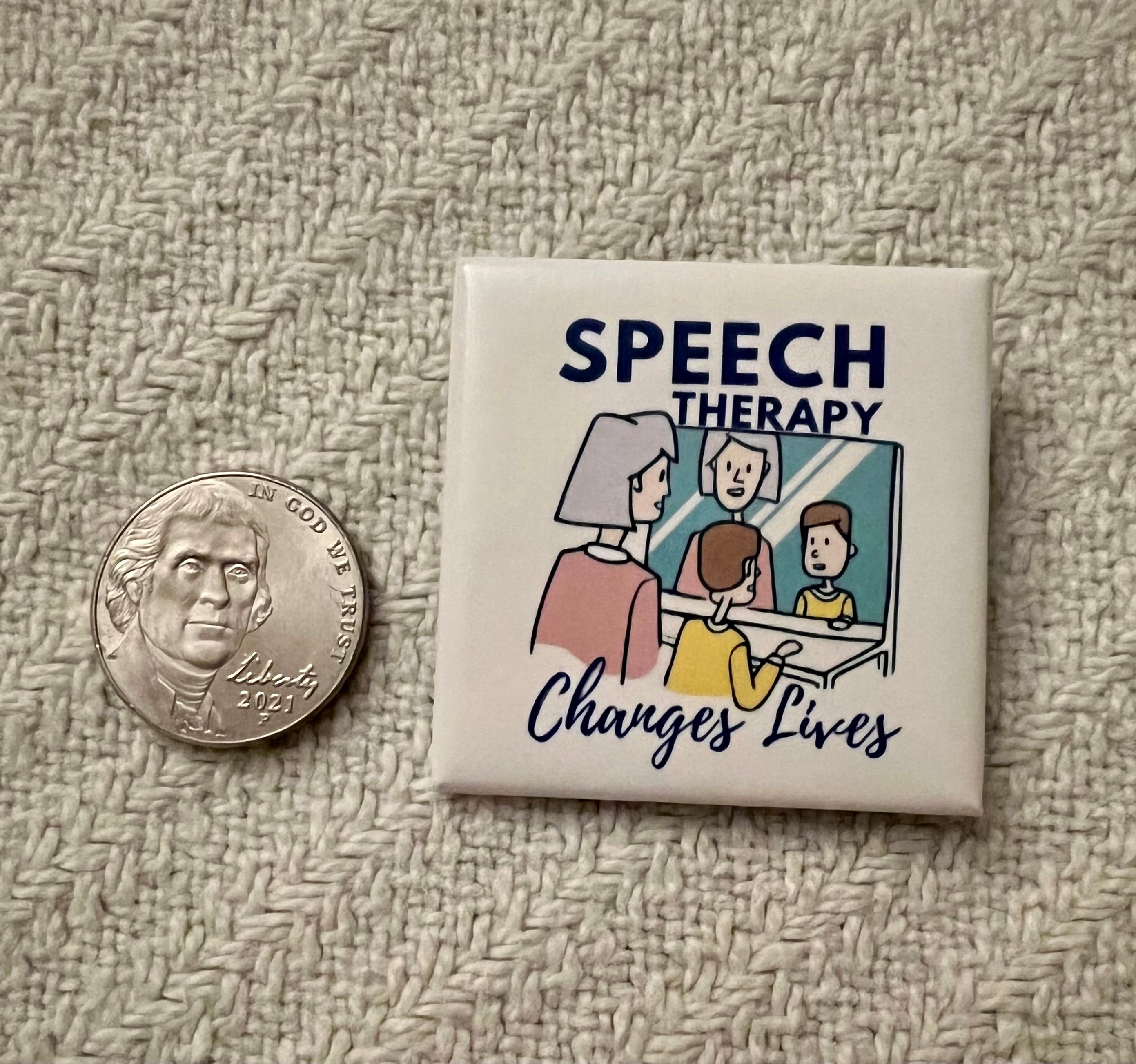 Speech Therapy Pin Speech Therapy Changes Lives Etsy