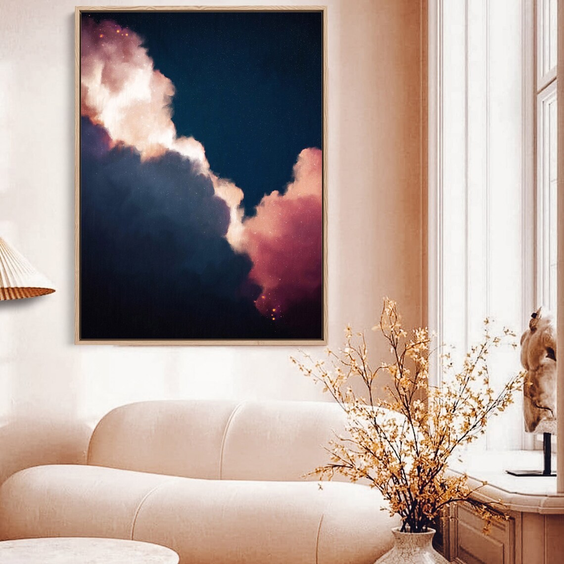 Abstract Art Cloud Painting Print Cloud Print Cloudscape - Etsy
