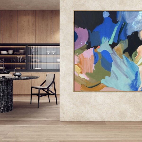 Large Abstract Art - Etsy
