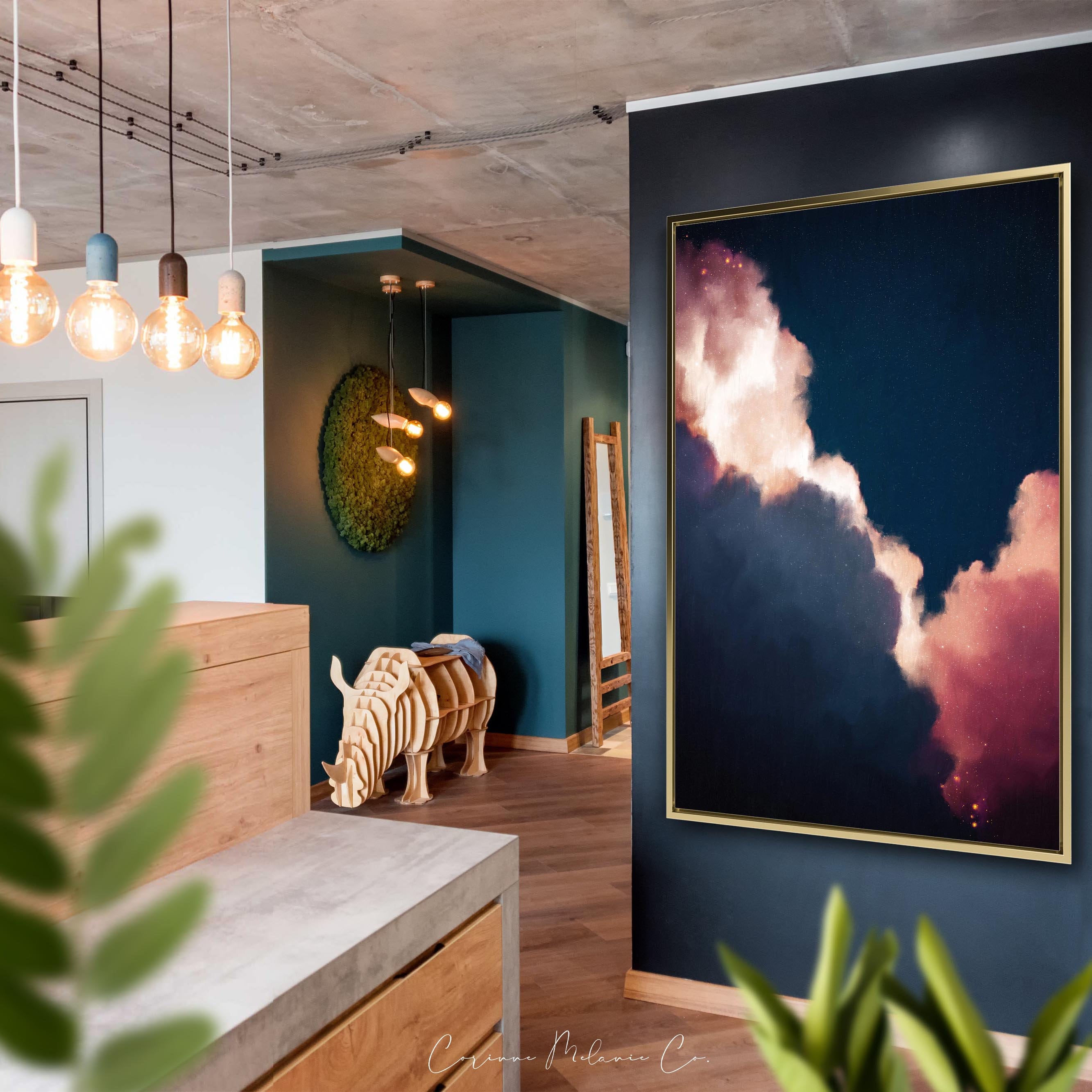 Abstract Art Cloud Painting Print Cloud Print Cloudscape | Etsy