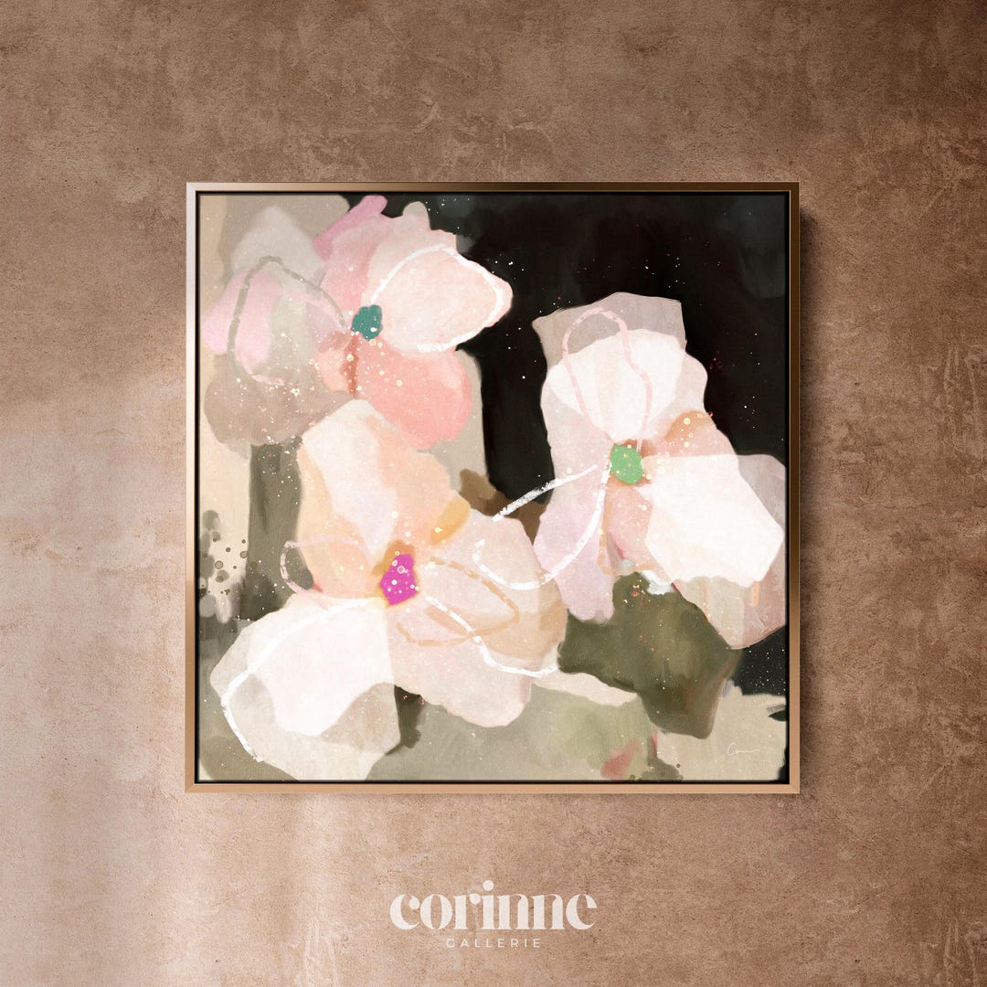 Flowers Still Life Artwork, Large Abstract Art, Australian Botanical ...