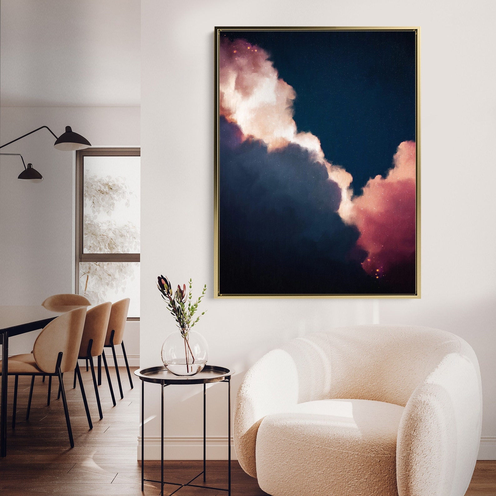 Abstract Art, Cloud Painting Print , Cloud Print , Cloudscape Art Print ...