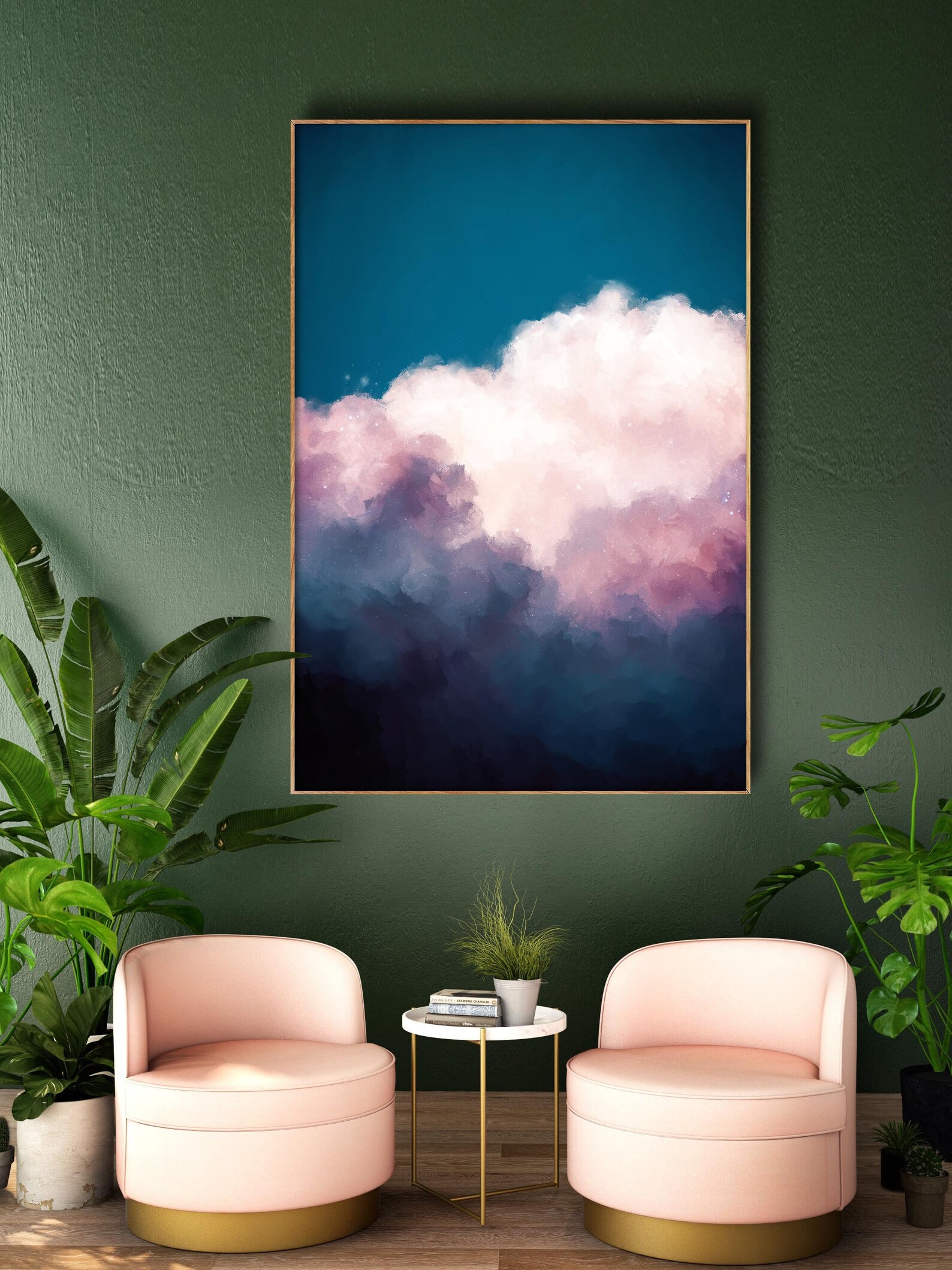 Cloud Painting Print Cloud Print Cloudscape Art Print Large | Etsy