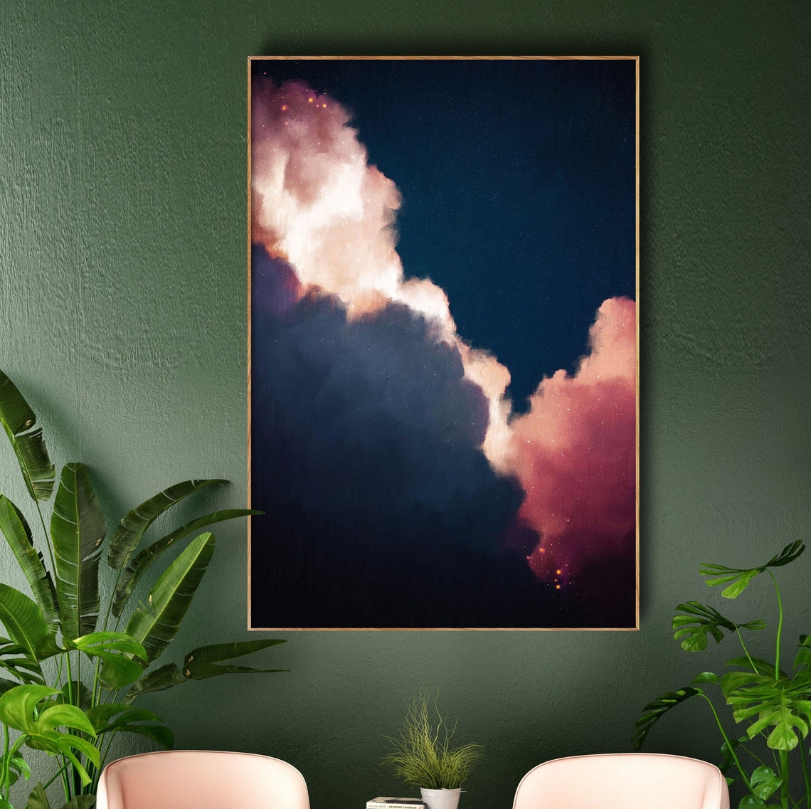 Abstract Art Cloud Painting Print Cloud Print Cloudscape - Etsy