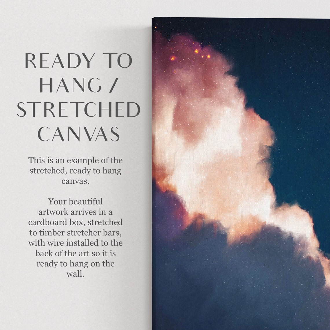 Abstract Art Cloud Painting Print Cloud Print Cloudscape - Etsy