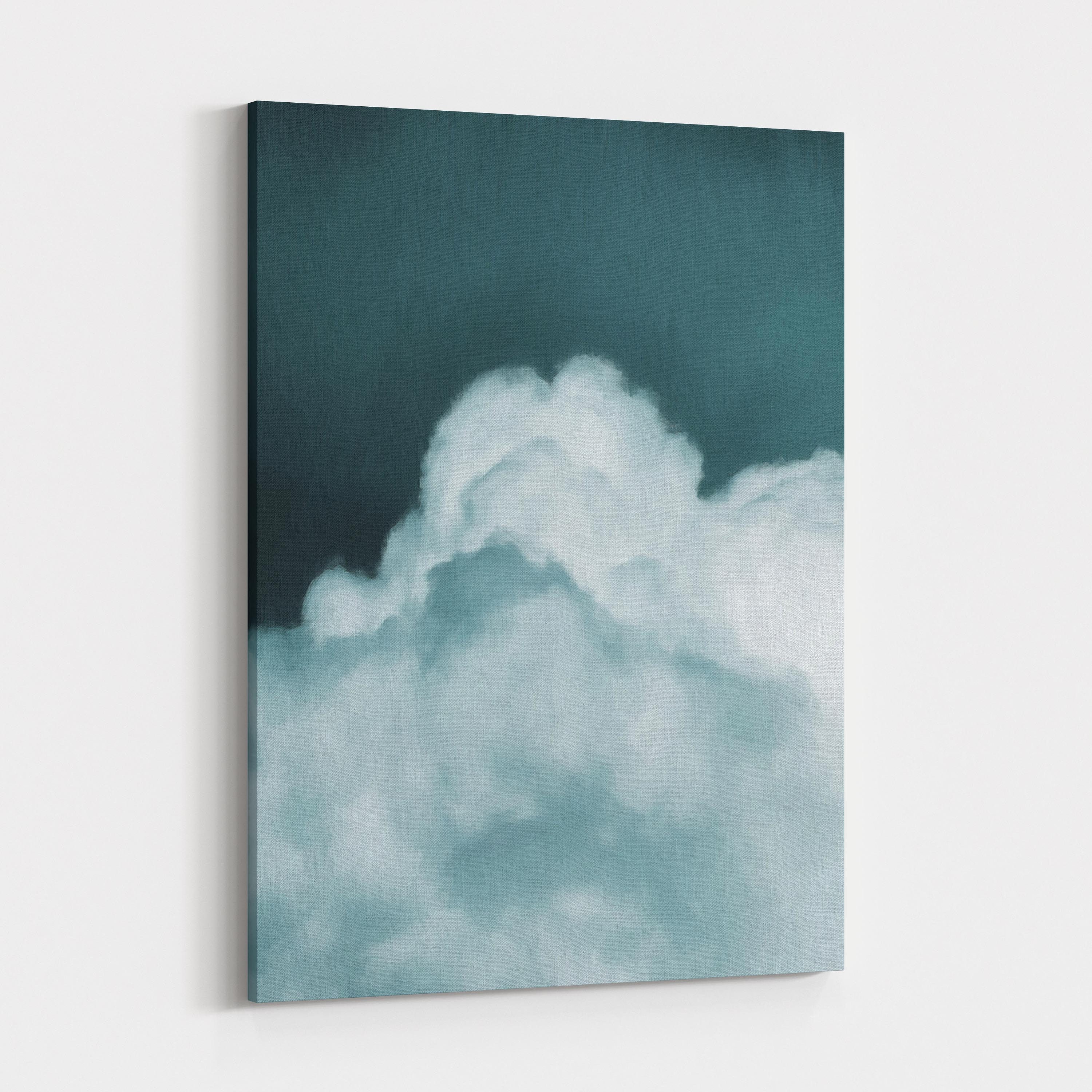 Cloud Painting Art Print Abstract Art Watercolor Canvas Art - Etsy