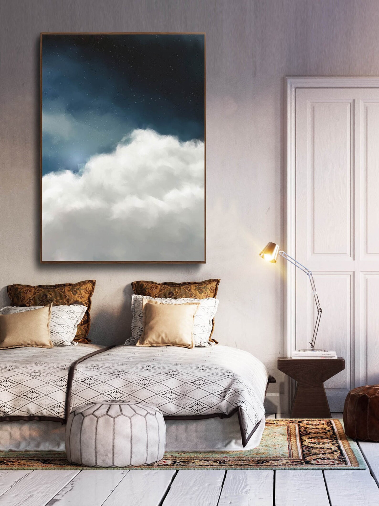 MODERN WALL ART Abstract Bedroom Print Office Painting - Etsy