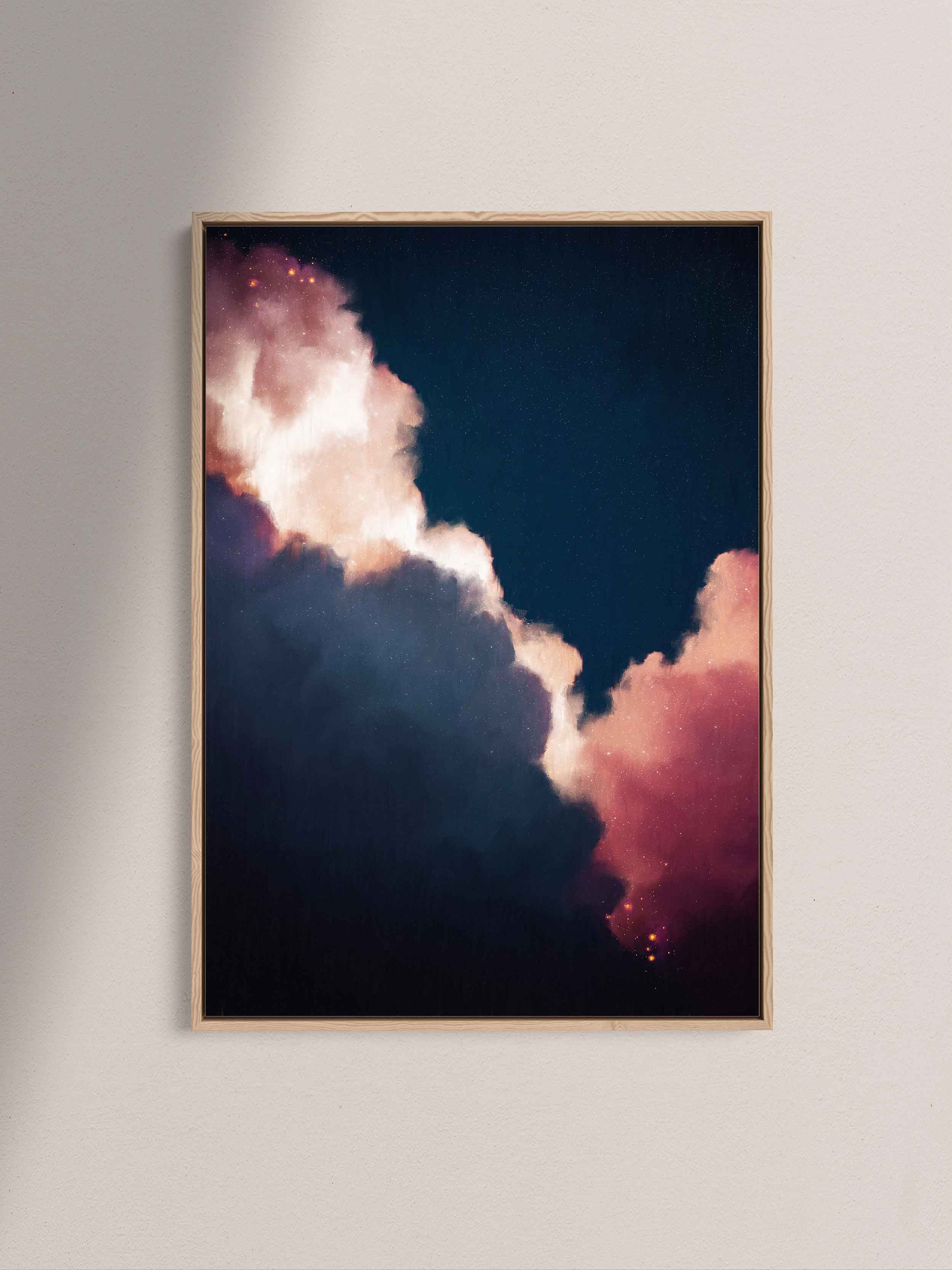 Abstract Art Cloud Painting Print Cloud Print Cloudscape | Etsy