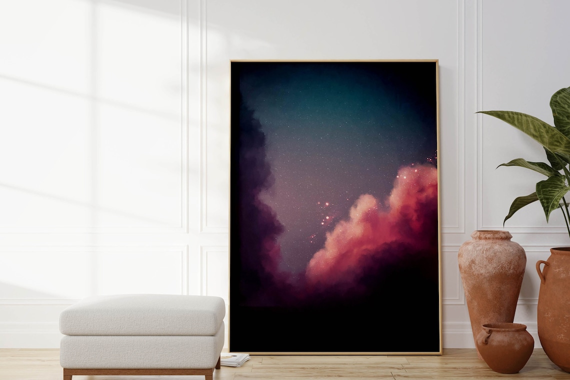 Abstract Art Abstract Painting Cloud Painting Wall Art - Etsy