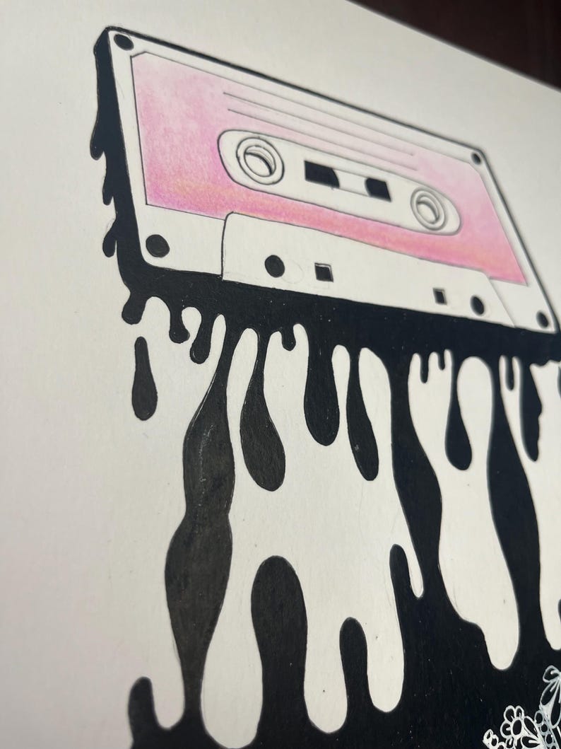 Mixed Tape Melting Mandala - Etsy