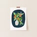 Orange Tree Gouache Painting: Floral Art Print - Etsy