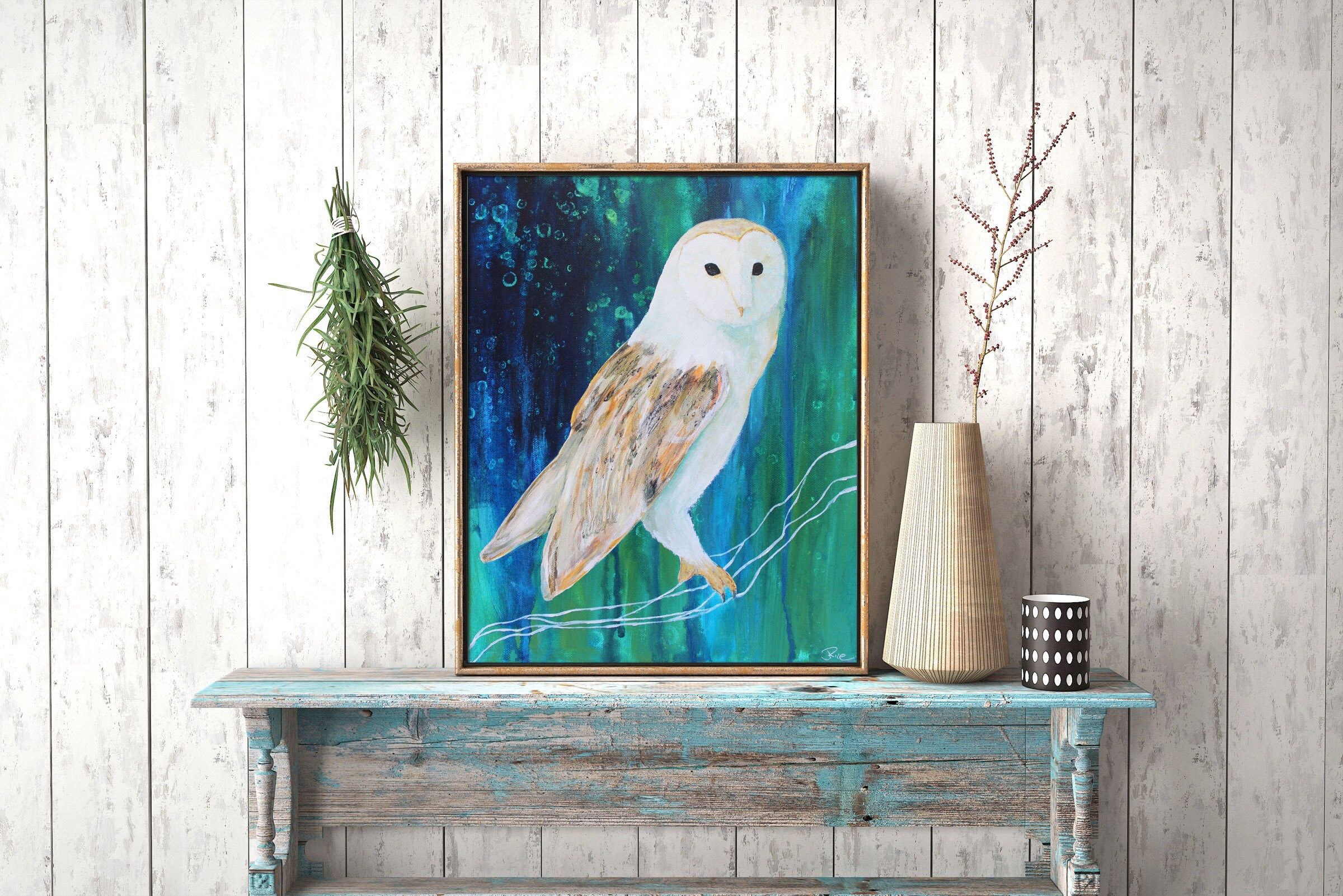 Barn Owl Painting Barn Owl Art Barn Owl Print Barn Owl Owl - Etsy