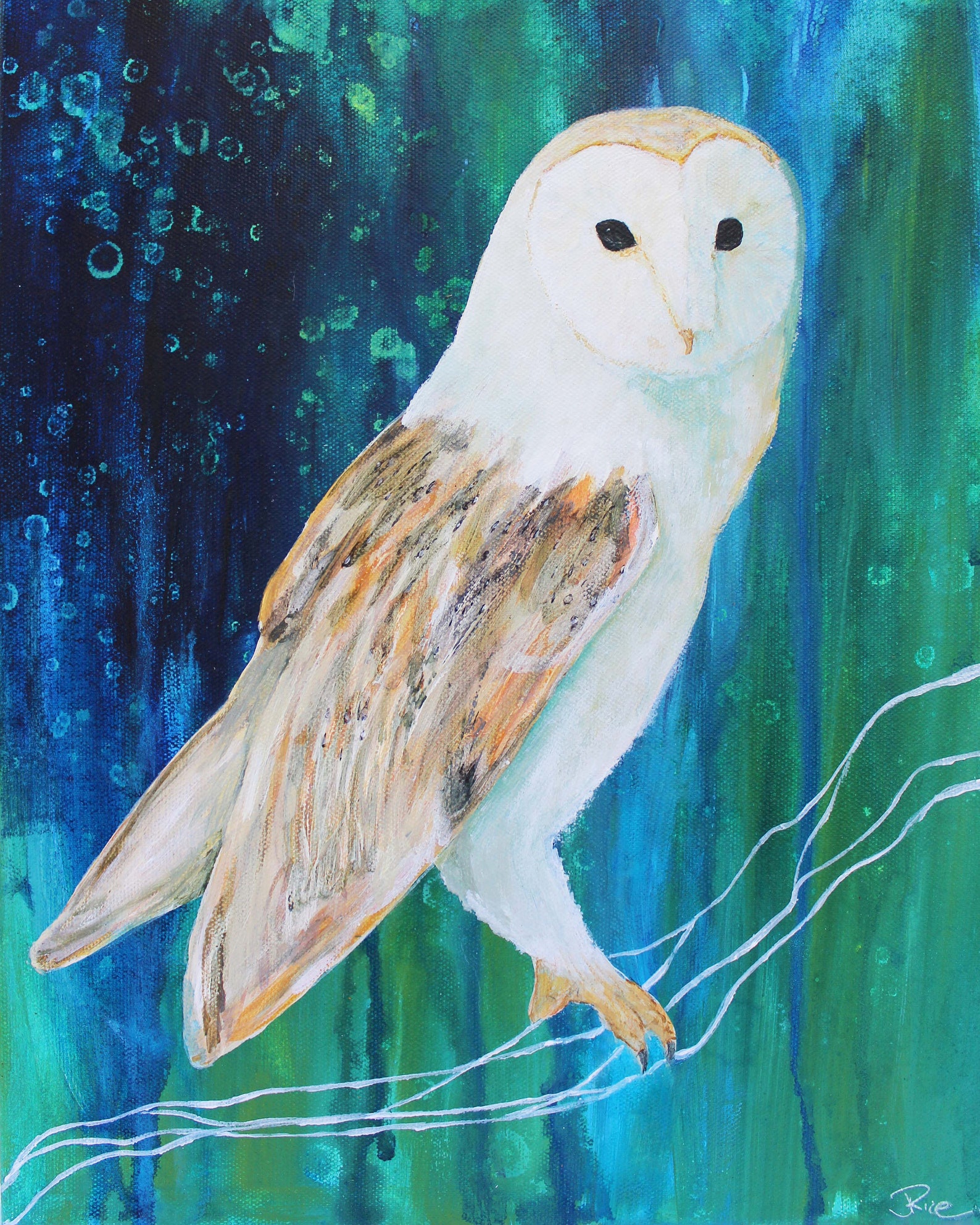Barn Owl Painting Barn Owl Art Barn Owl Print Barn Owl Owl - Etsy