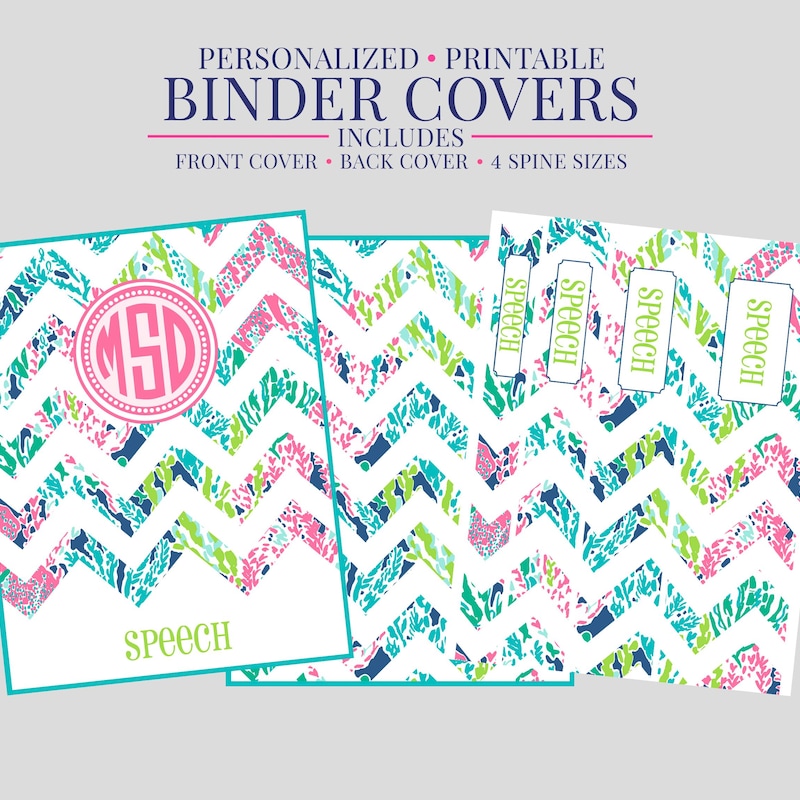 Monogrammed Binder - Etsy