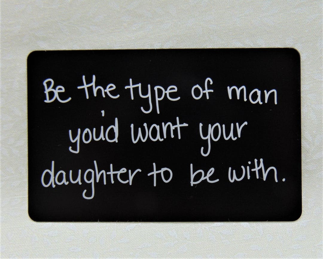 Handwritten Note Engraved Wallet Insert, Personalized and Custom, Your ...