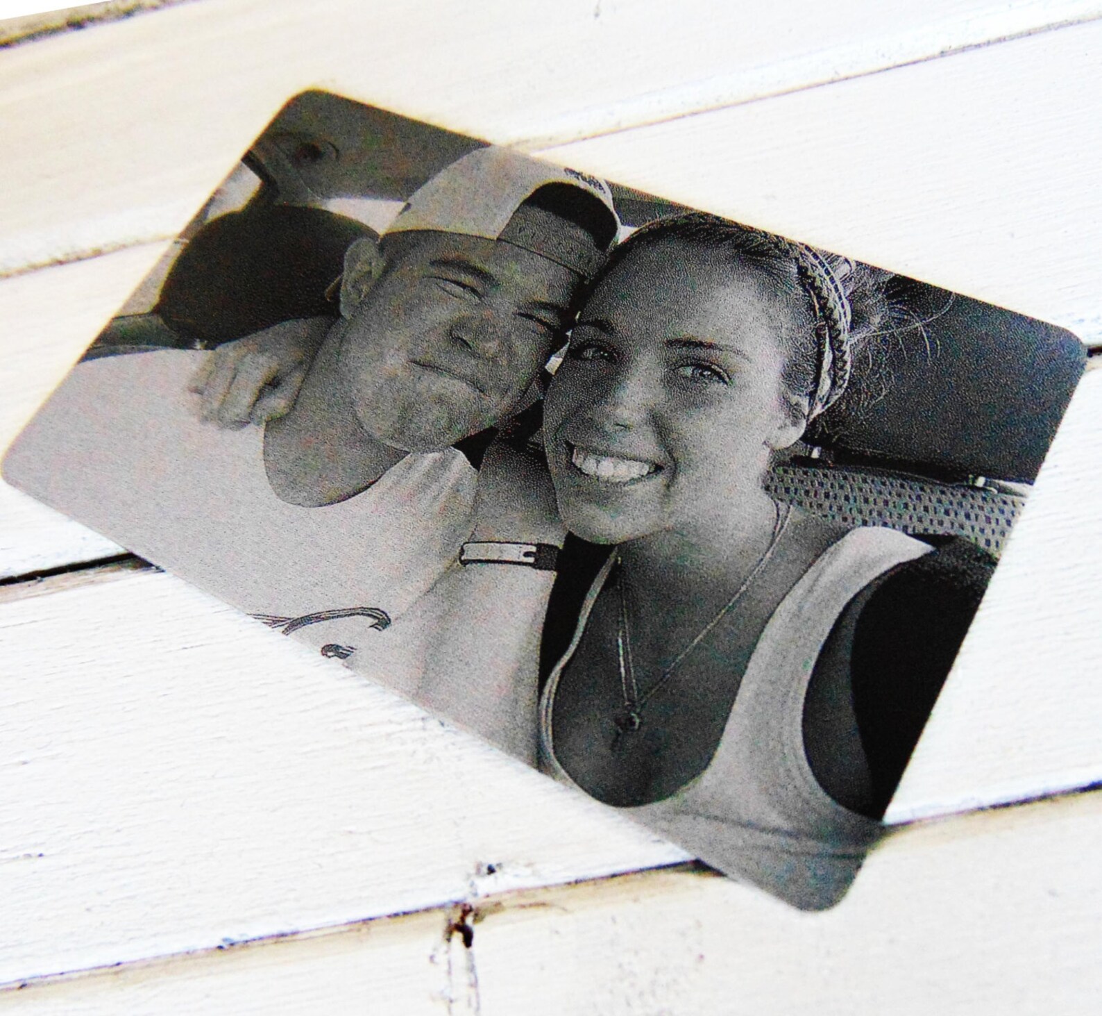 Engraved Wallet Insert With Picture Personalized Custom Etched on ...