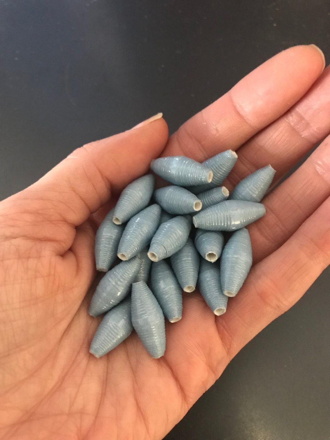 Handmade Paper Beads - 10 Colours/6 Styles Available, Paper Beads ...