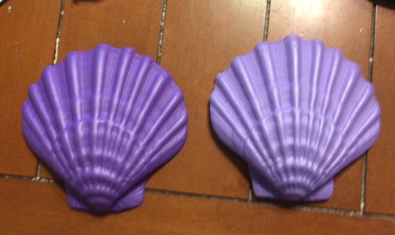 Purple Seashell Mermaid Man