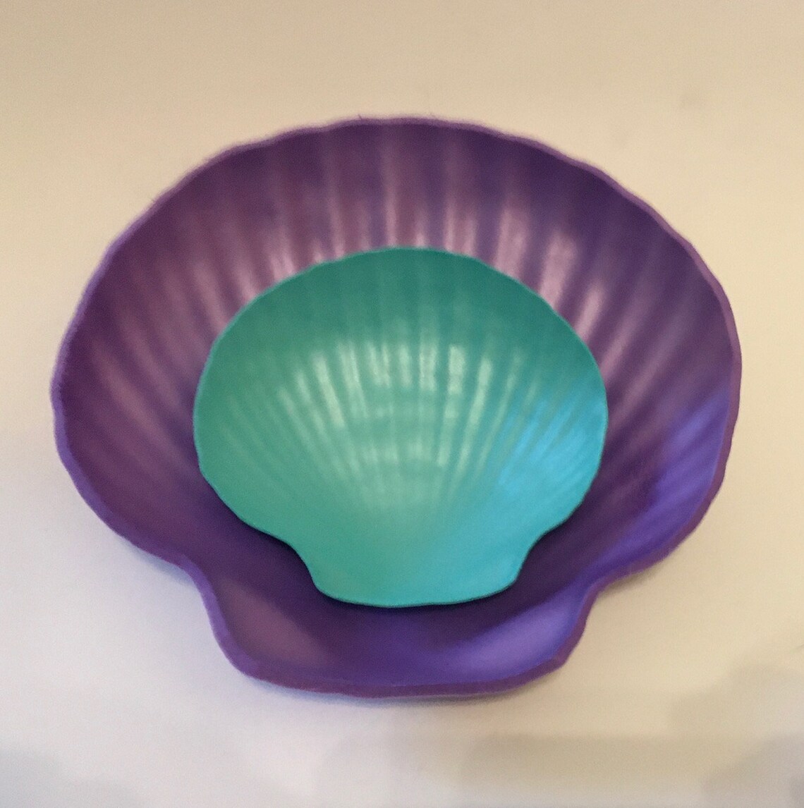 The Big One! A Pair of 8" Soft Foam Scallop Shells for Mermaid Costumes ...