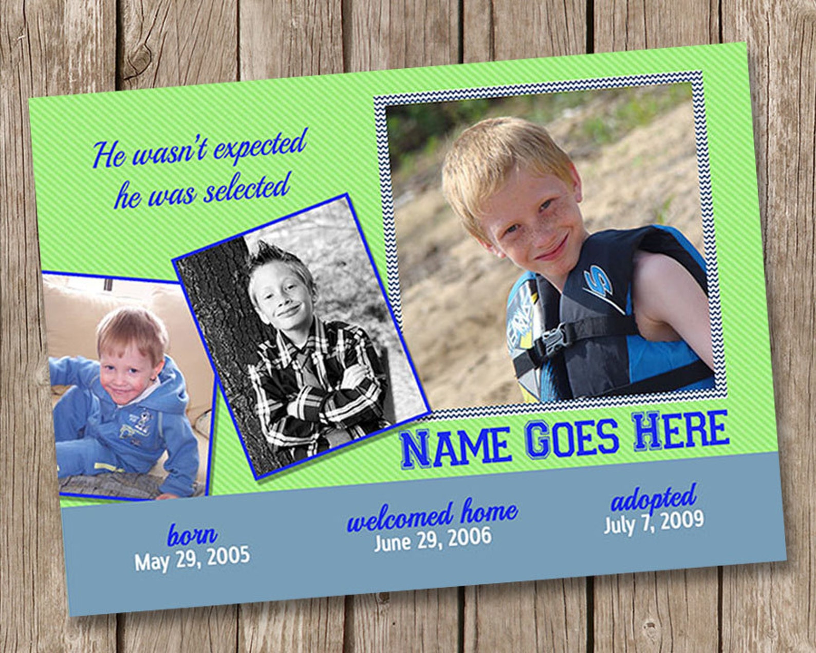 Adoption Announcement | Etsy