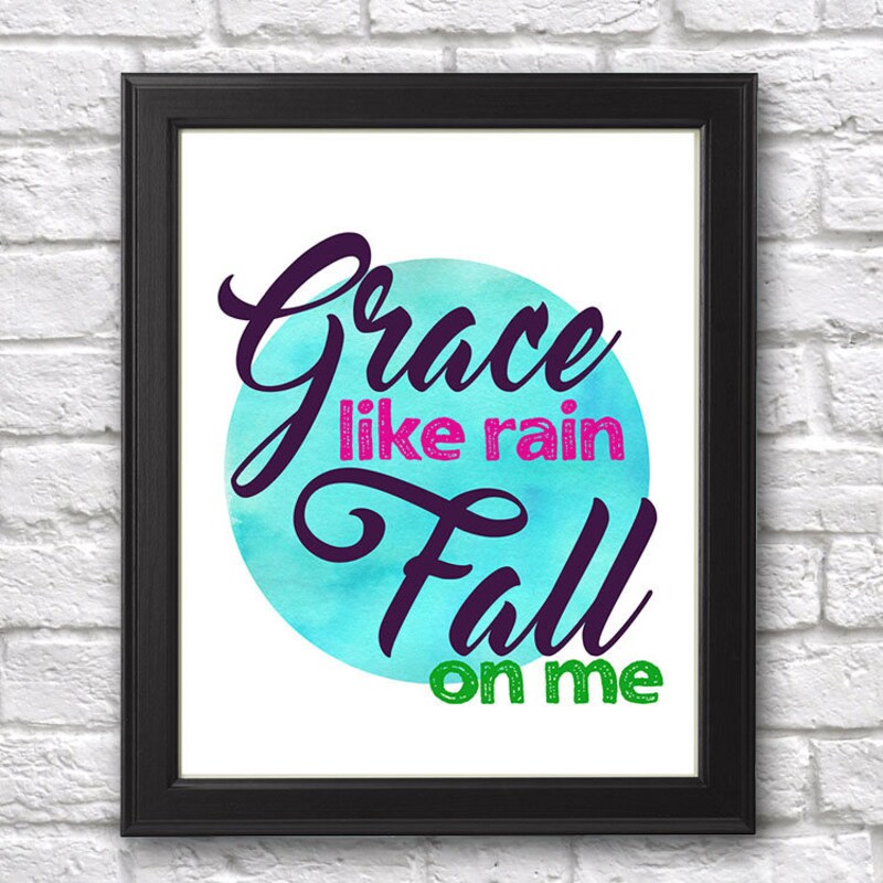 Grace Like Rain - Etsy