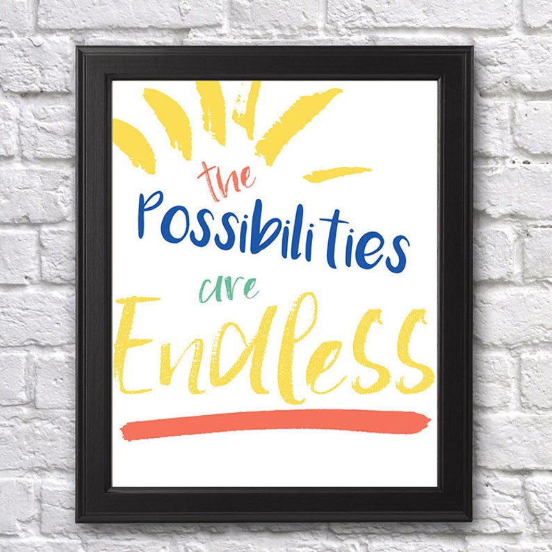 The Possibilities Are Endless 8x10 Digital Print - Etsy