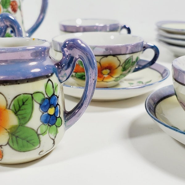 Lusterware Tea Set - Etsy