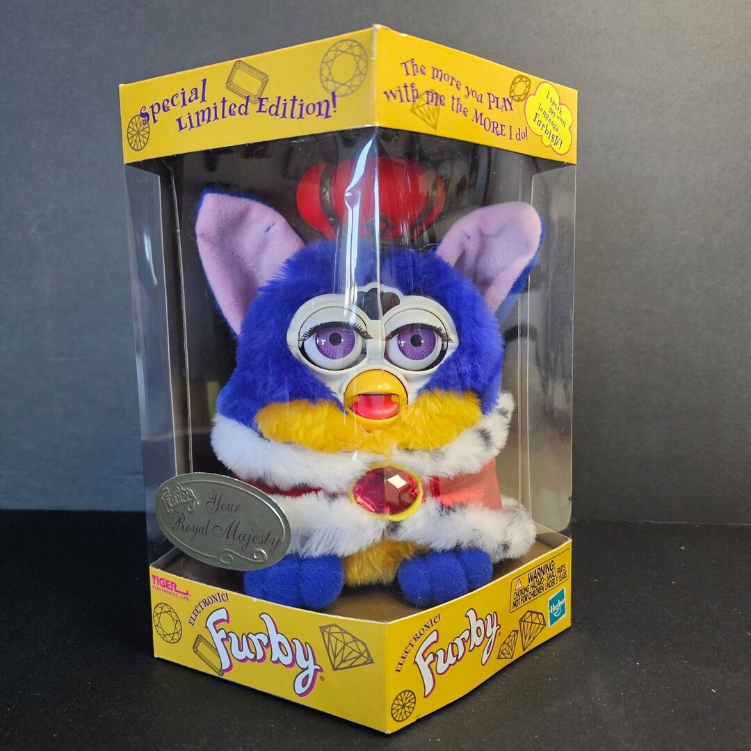 New Royal Majesty Furby, Sealed 1999 Tiger Toyo Electronic Talking Toy ...